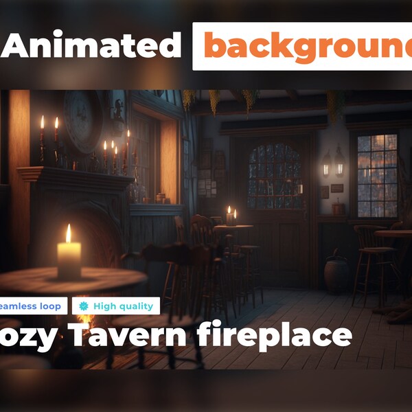 Animated Tavern Background - Etsy