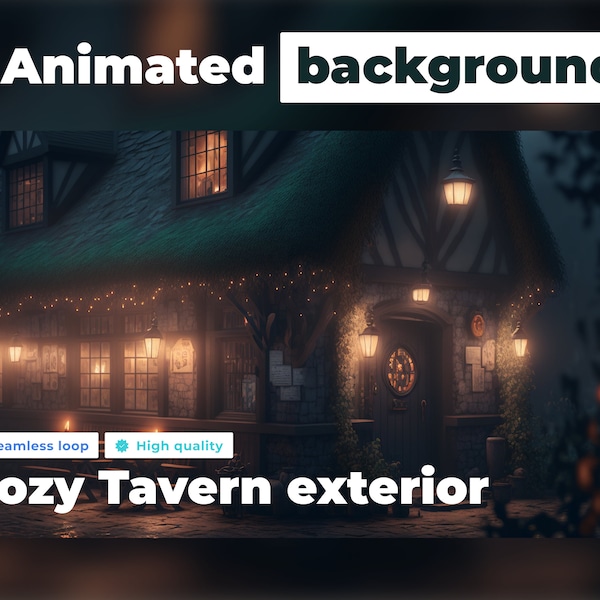 Fantasy Tavern Background - Etsy