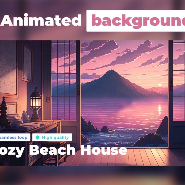Vtuber Beach Background - Etsy