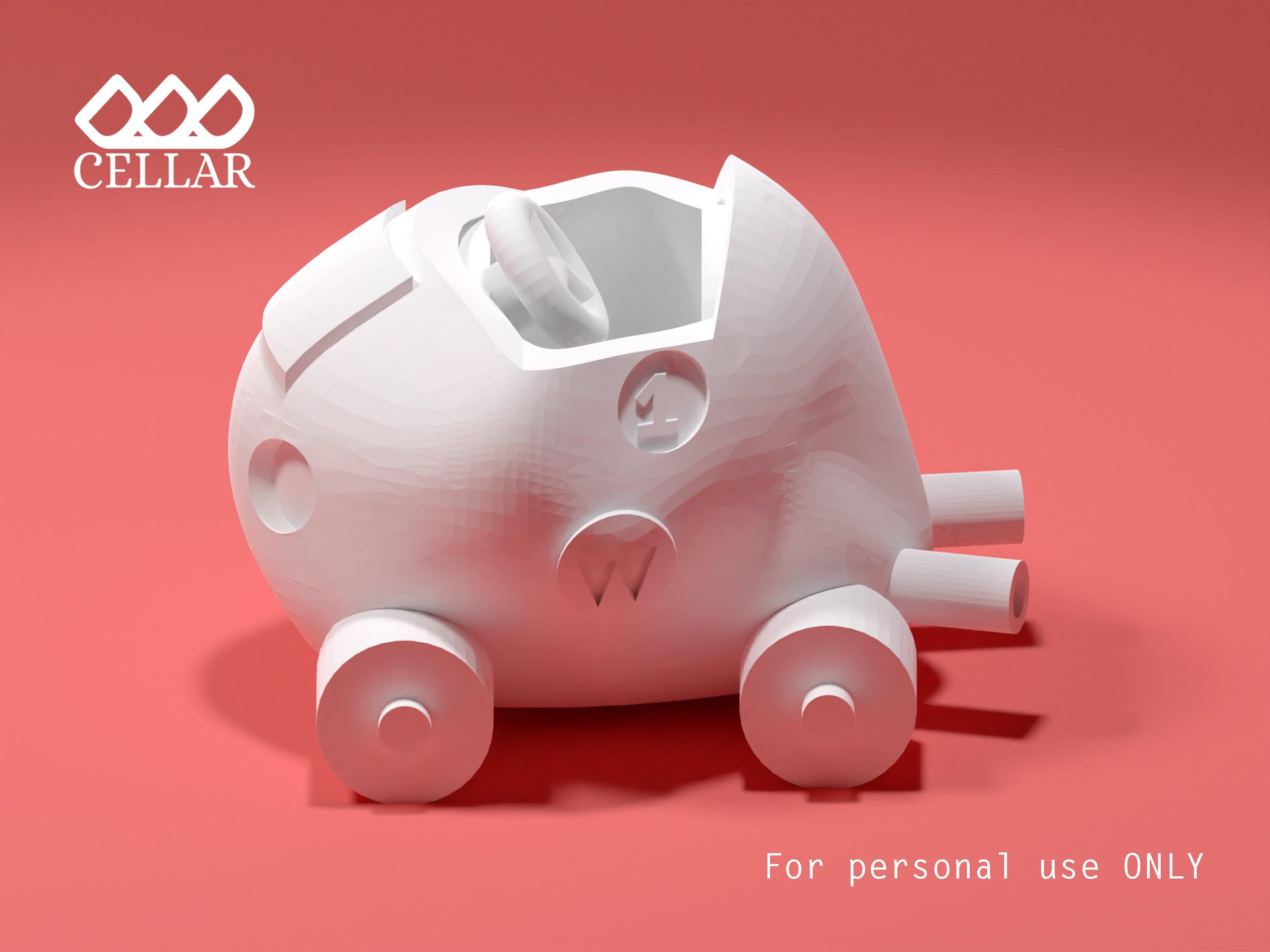 Cartoon Replica Set Boulder Mobile 3D Model for 3D Printer Digital File ...