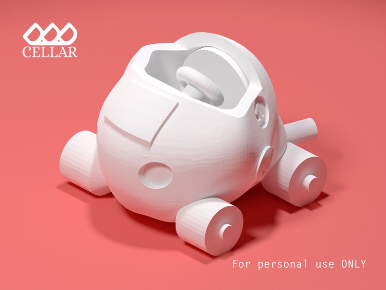 Cartoon Replica Set Boulder Mobile 3D Model for 3D Printer Digital File ...