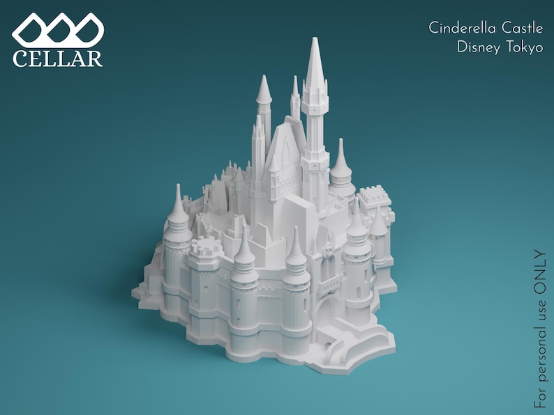 Theme Park Miniature Replica Princess Castles Around the World Digital ...