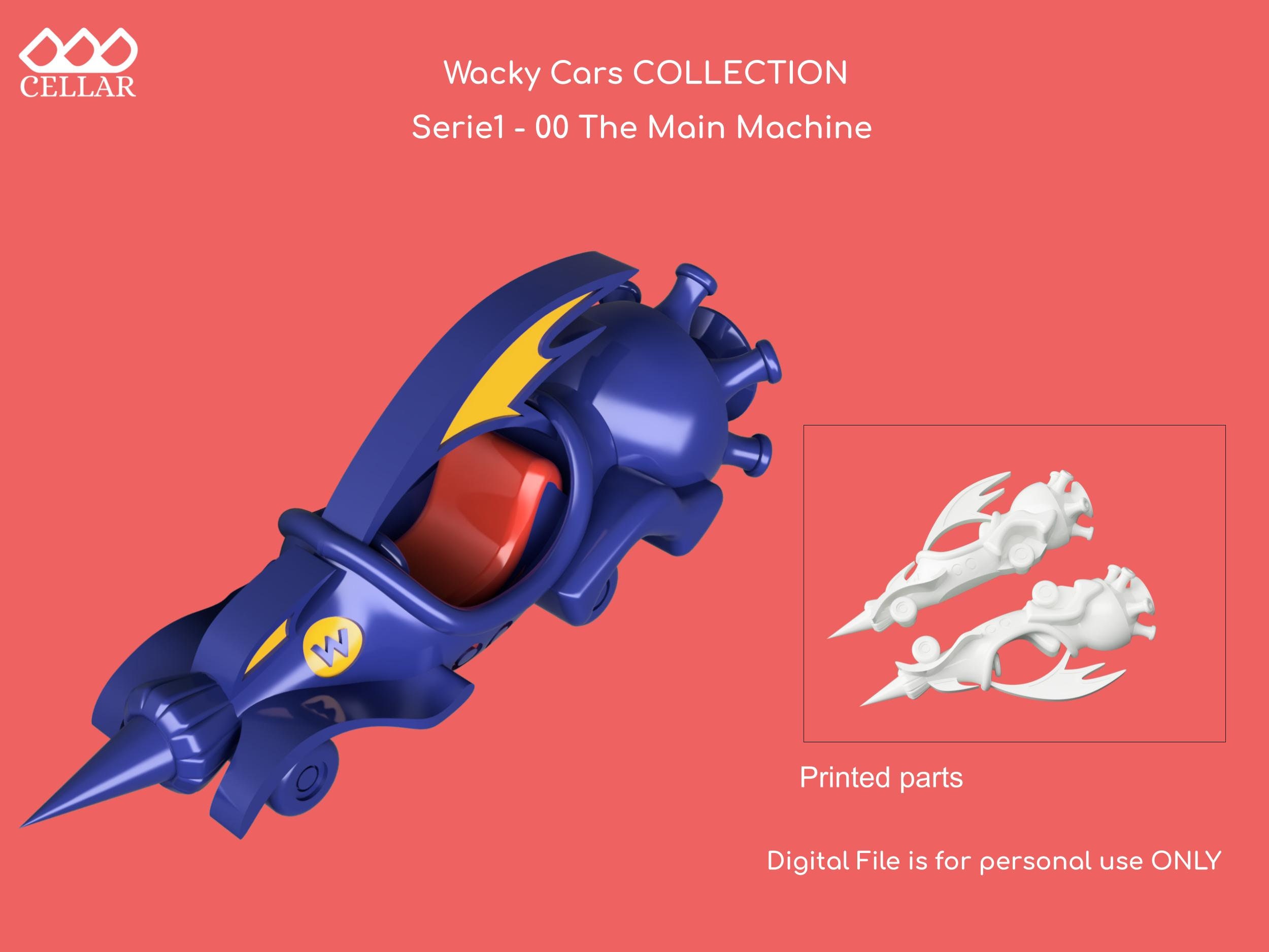 Wacky Races Cars 3D Model – Collection 1 (digital File ONLY) - Etsy