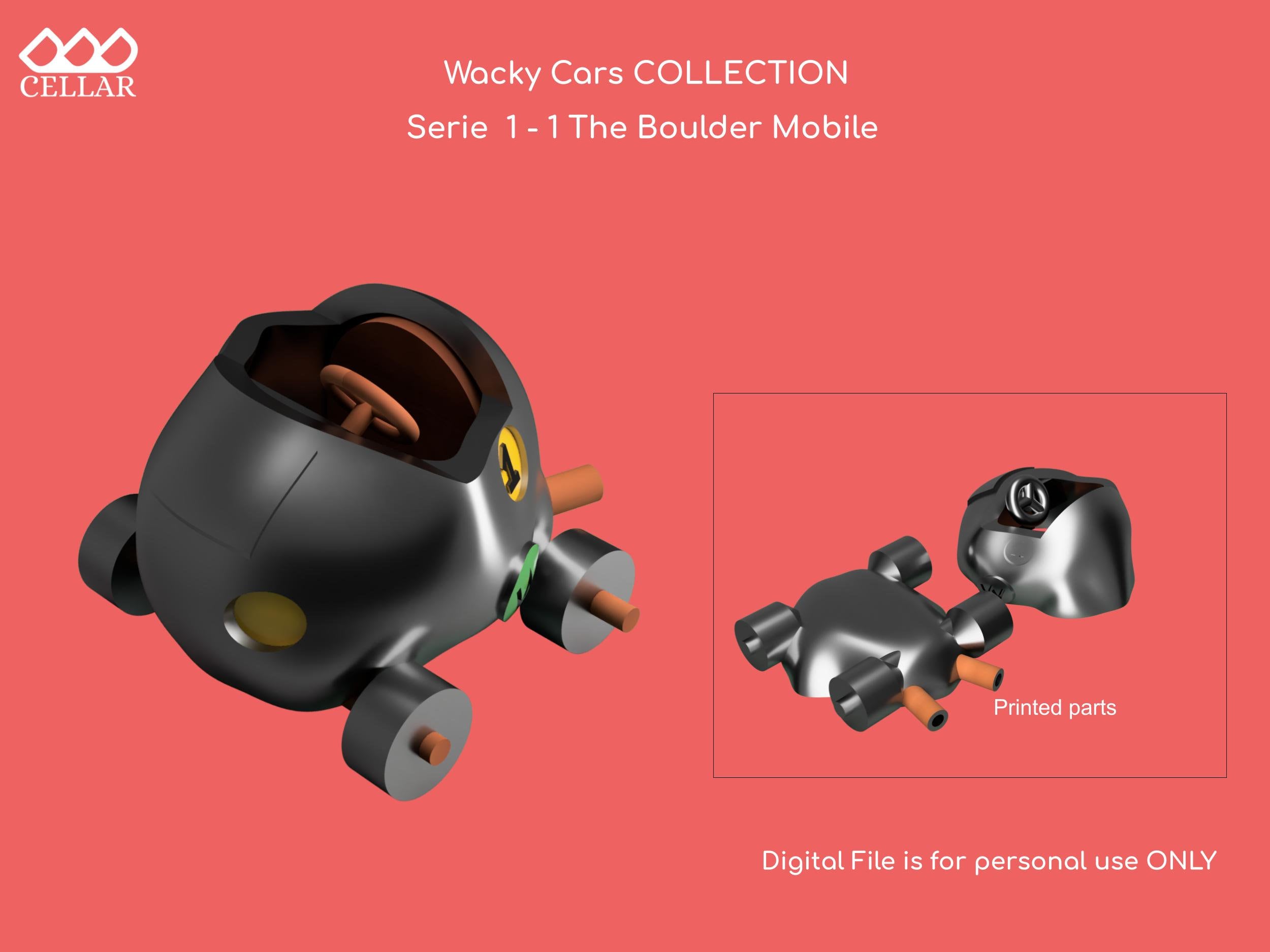 Wacky Races Cars 3D Model – Collection 1 (digital File ONLY) - Etsy