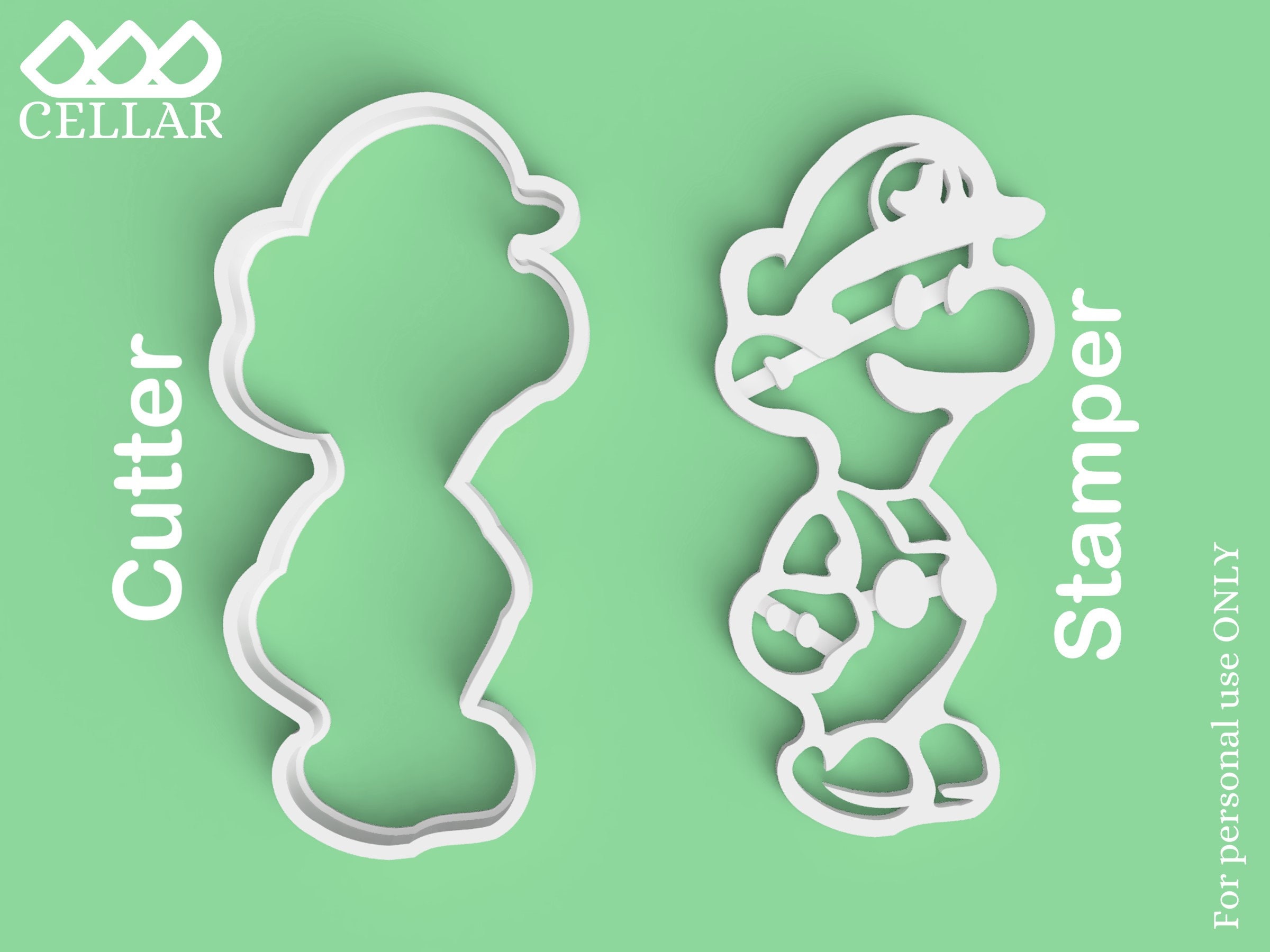 Video Game Inspired Cutter & Stamper | ALLSTAR SET | 3D Model for 3D ...