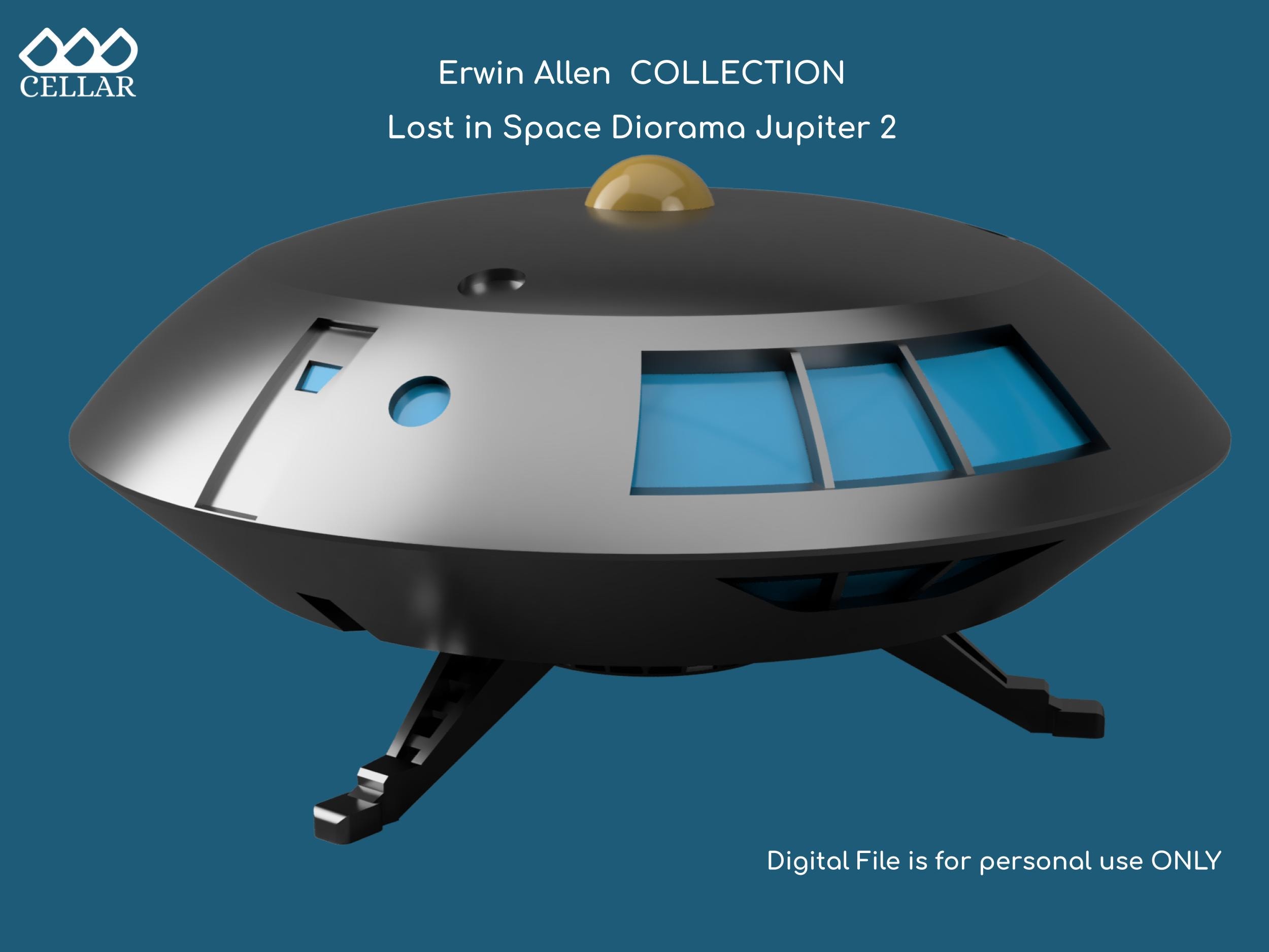 Sci-fi Model Replica Diorama- Lost in Space | 3D Model | 3D Printer ...