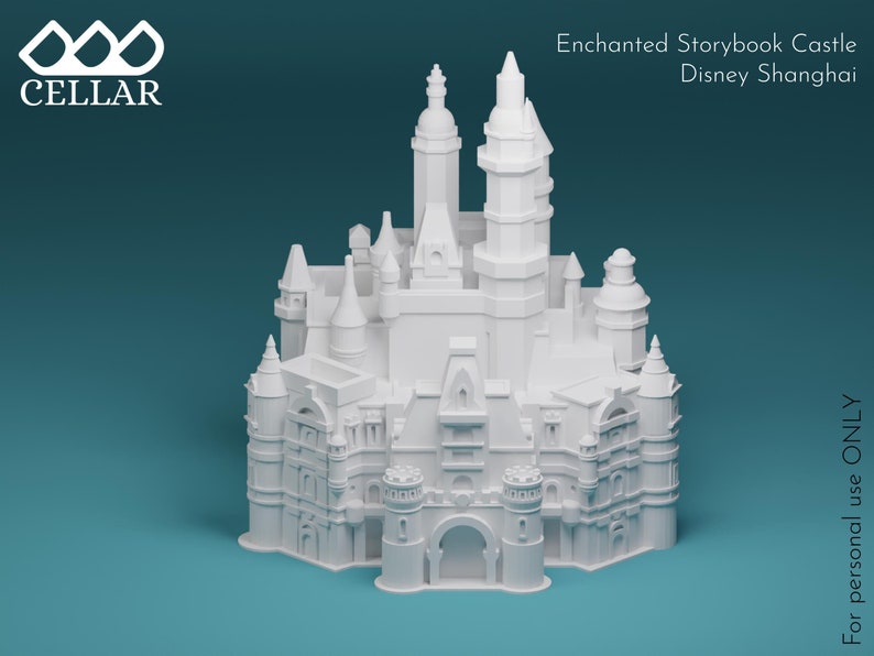 Theme Park Miniature Replica Princess Castles Around the World Digital ...