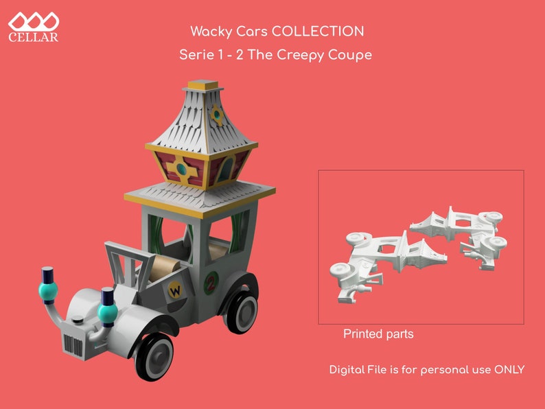 Wacky Races Cars 3D Model – Collection 1 (digital File ONLY) - Etsy
