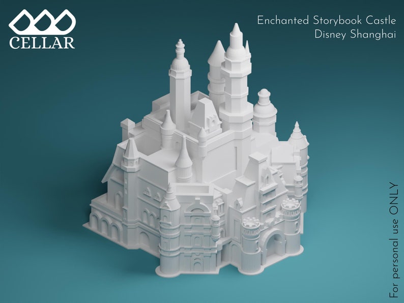 Theme Park Miniature Replica Princess Castles Around the World Digital ...