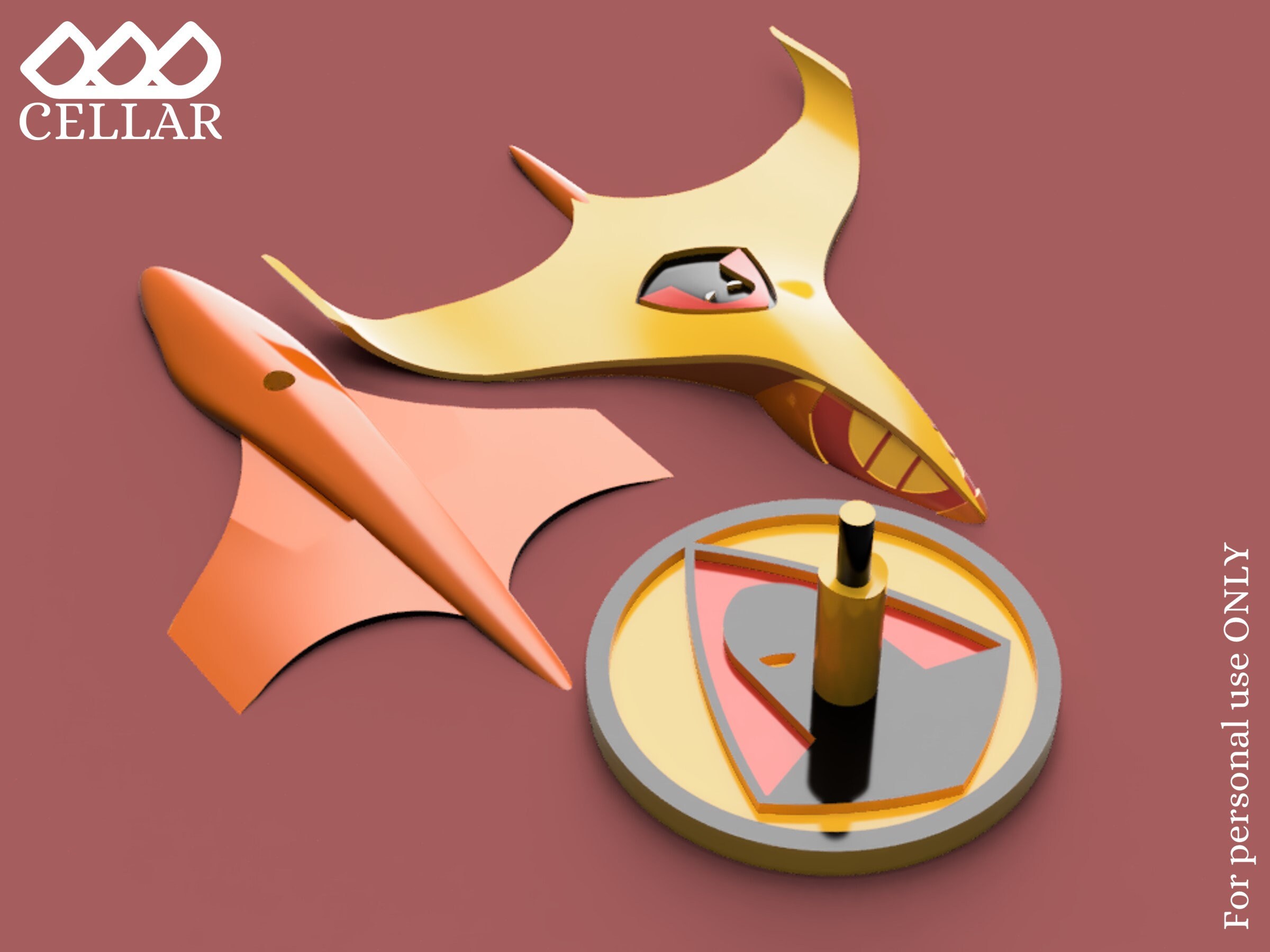 Sci-fi Model Replica Set Phantom Cruiser & Space Coupe 3D Model for 3D ...