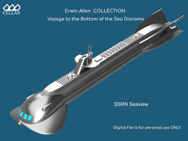 Sci-fi Model Replica Diorama- Voyage to the Bottom of the Sea | 3D ...