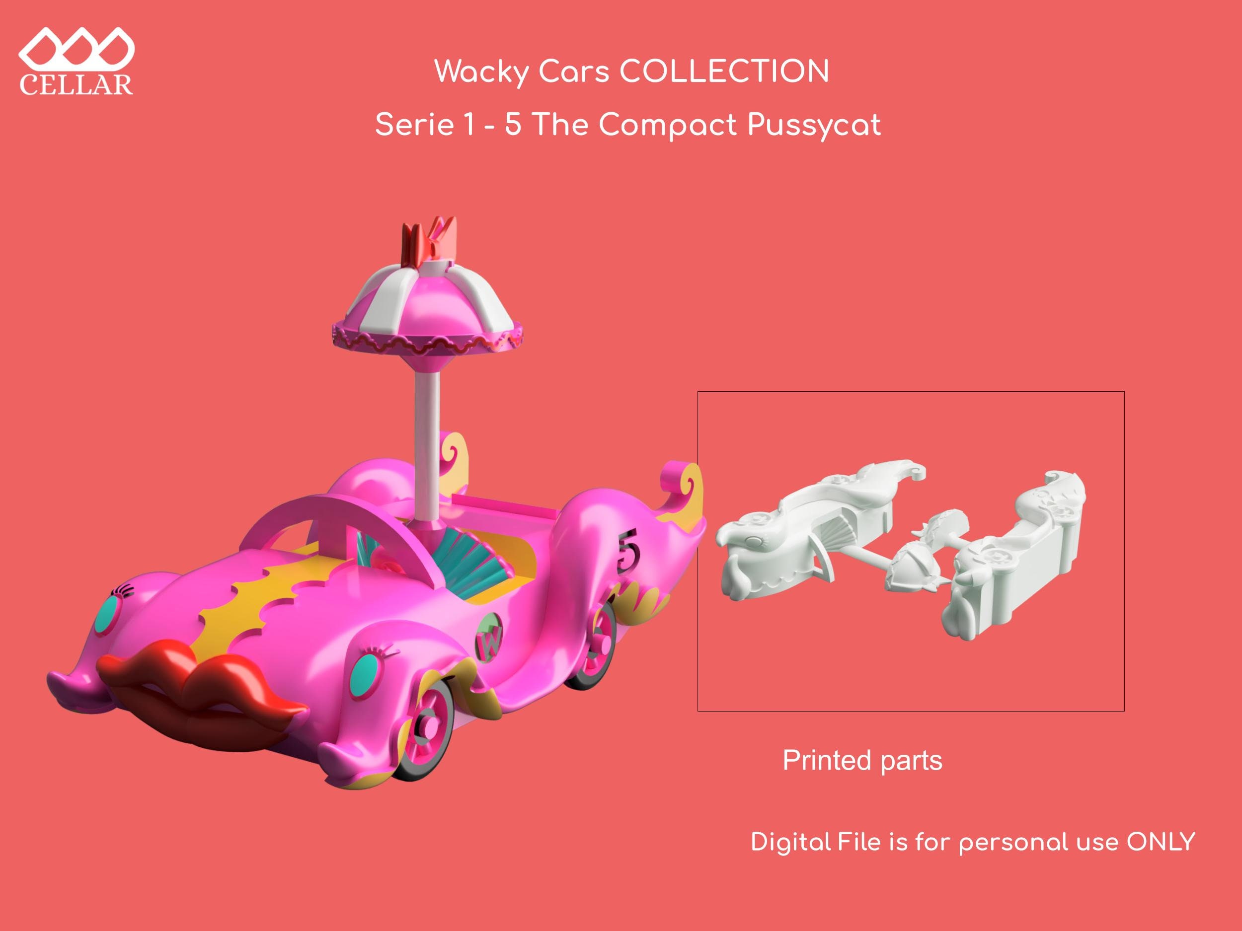 Wacky Races Cars 3D Model – Collection 1 (digital File ONLY) - Etsy