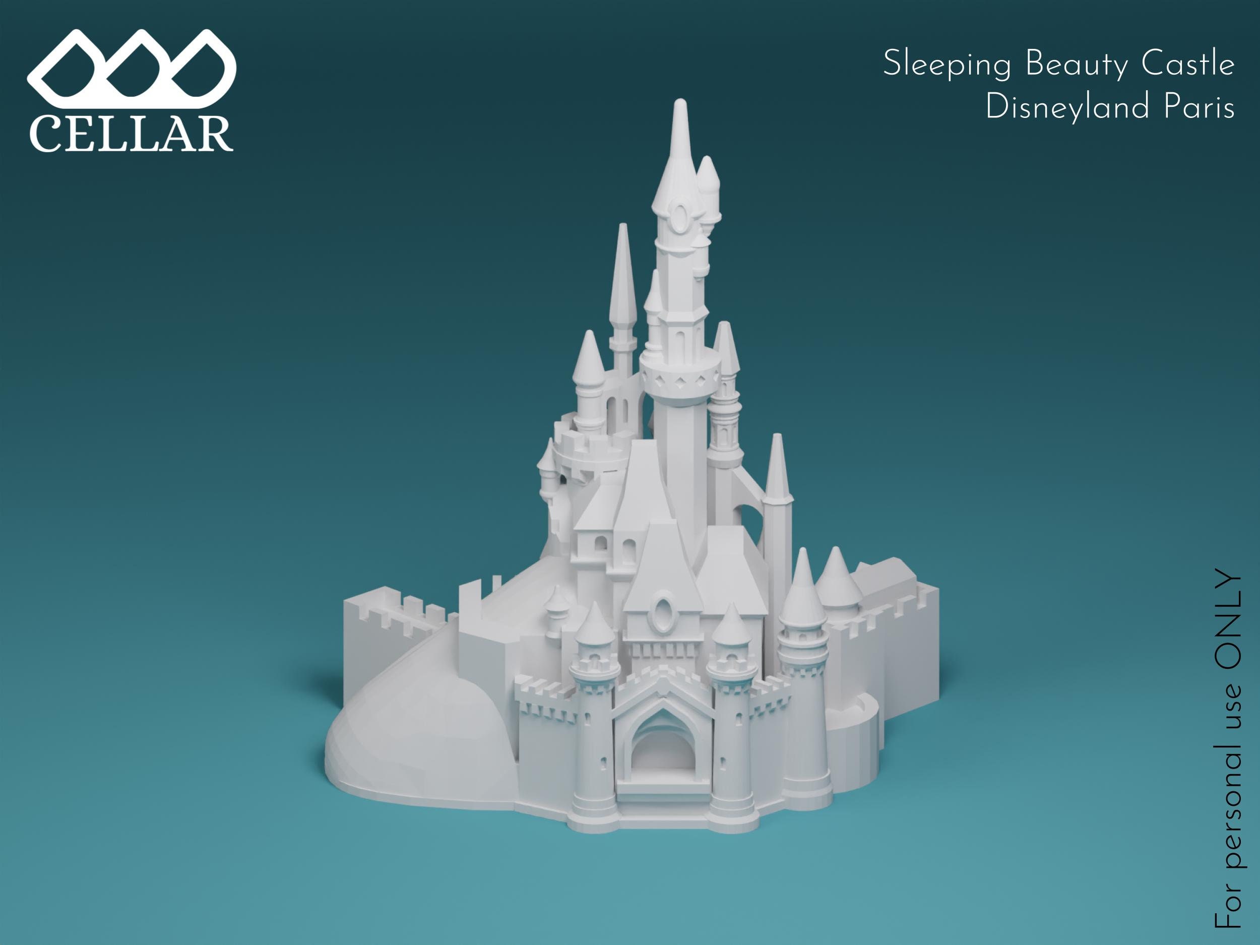 Theme Park Miniature Replica Princess Castles Around the World Digital ...