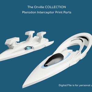 Orville Sci-fi Model Replica Set – Kaylon Interceptor & Pterodon ...