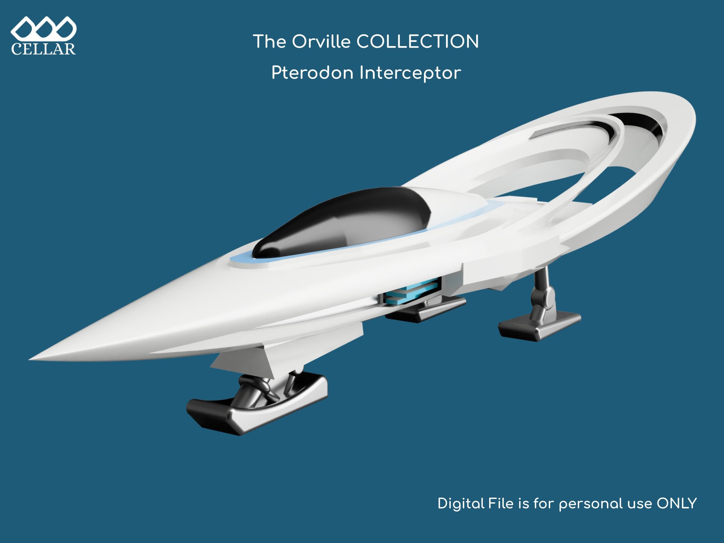 Orville Sci-fi Model Replica Set – Kaylon Interceptor & Pterodon ...