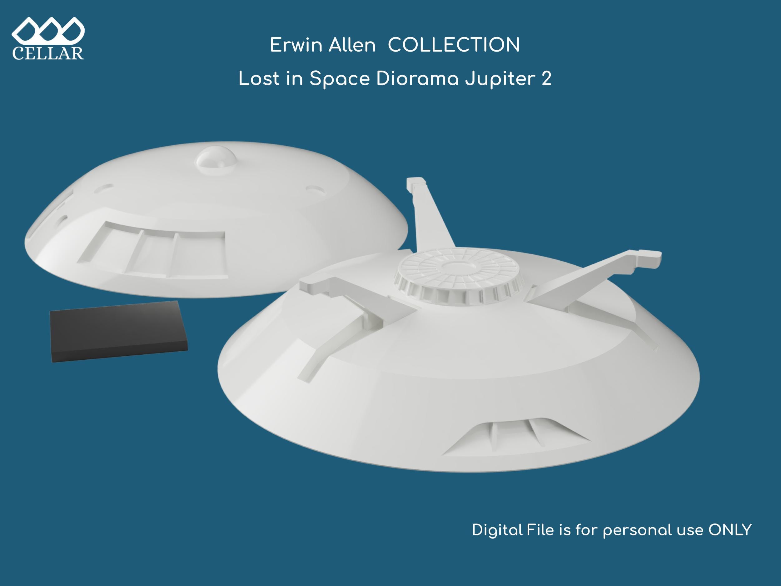 Sci-fi Model Replica Diorama- Lost in Space | 3D Model | 3D Printer ...