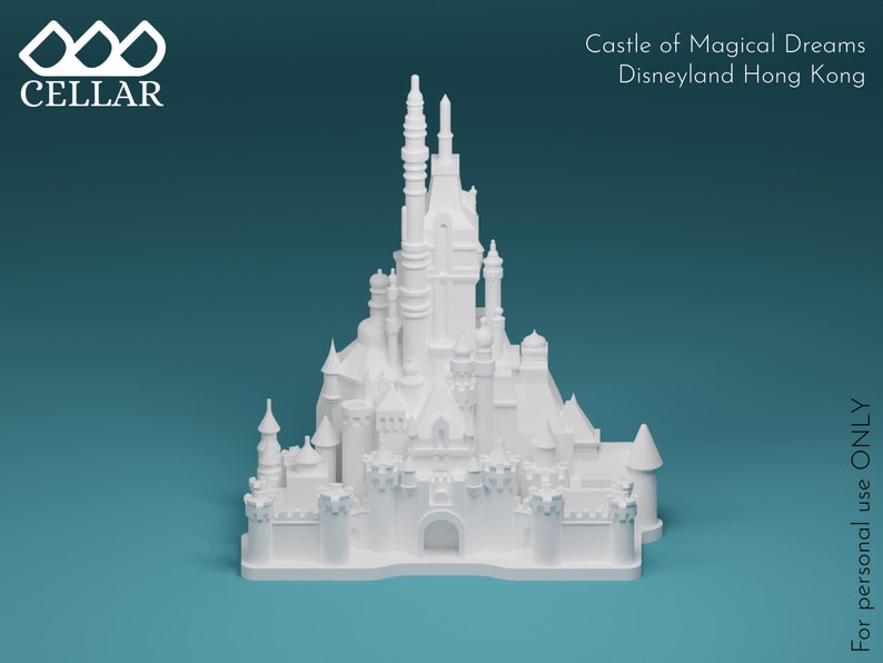 Theme Park Miniature Replica Princess Castles Around the World Digital ...