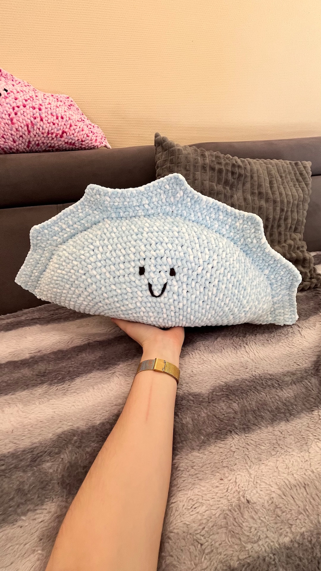 Dumpling Pillow, Smiling Dumpling - Etsy