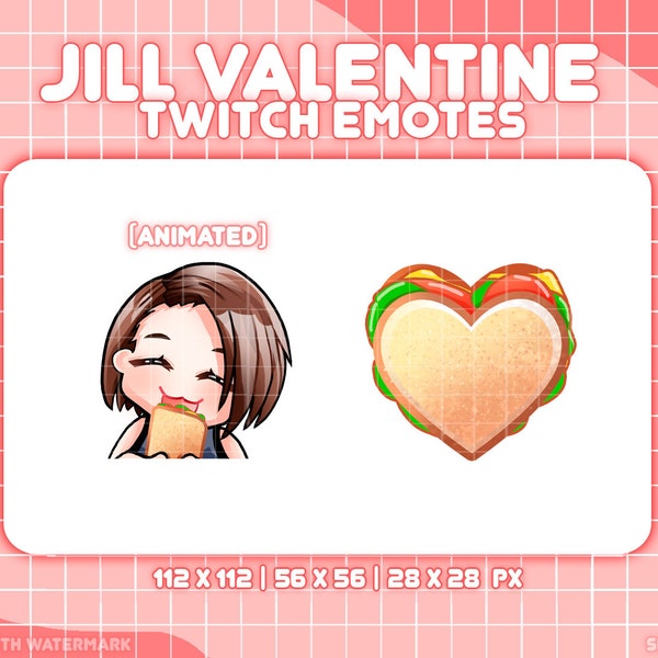 Resident Evil Jill Emotes - Etsy