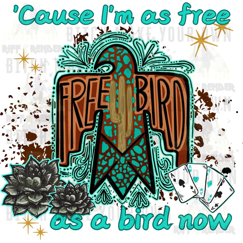 Turquoise Bird Print - Etsy