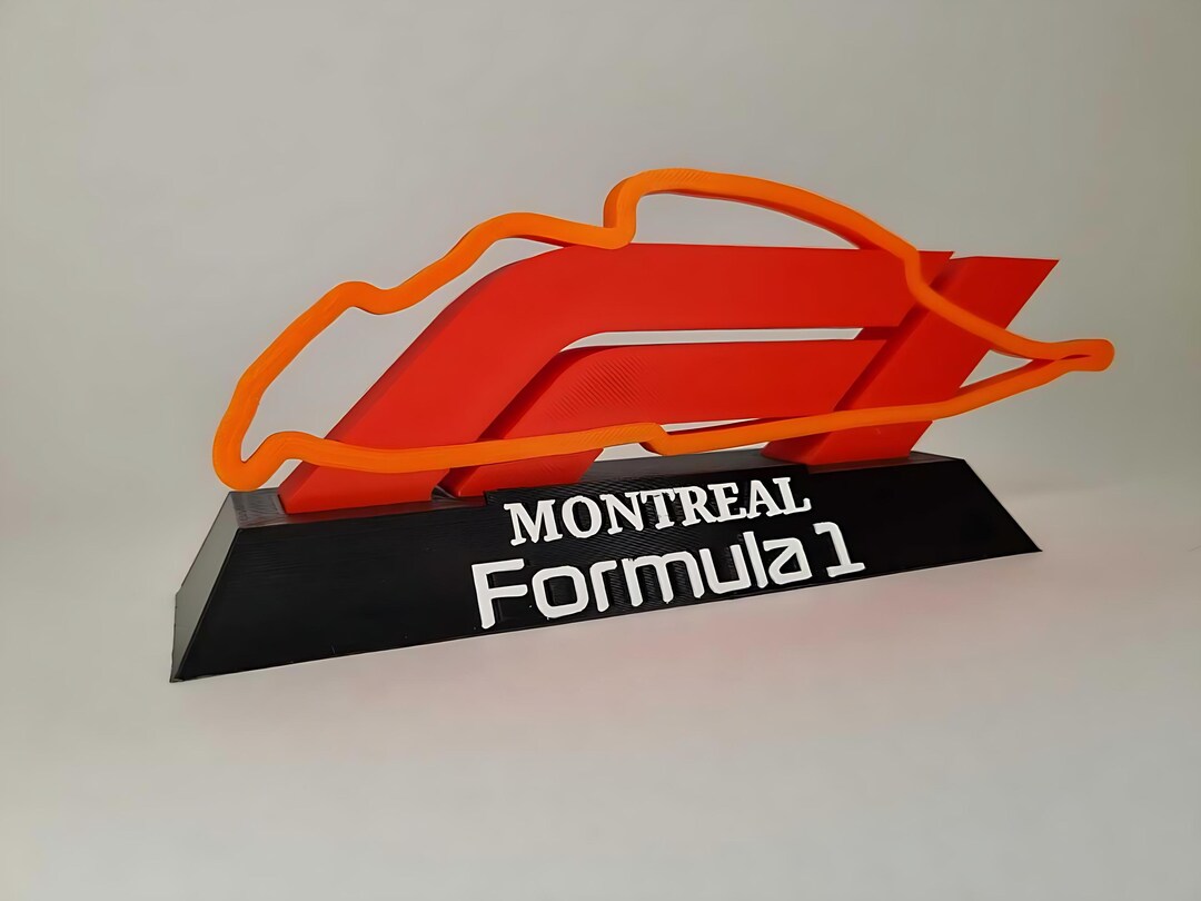 F1 Montreal Track Stand| Formula 1 Circuit Art | Racing Decor | F1 Gift ...