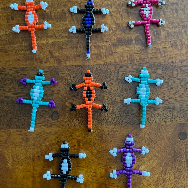 Beaded Gecko - Etsy