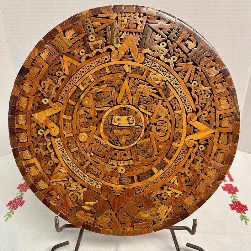 Aztec Sun Stone - Etsy