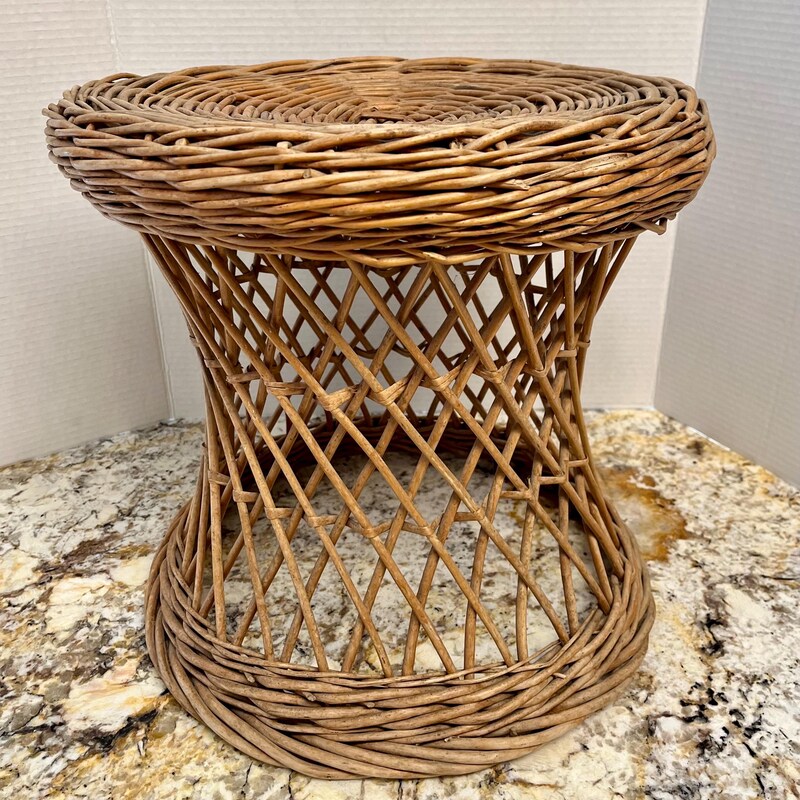 Wicker Stool - Etsy