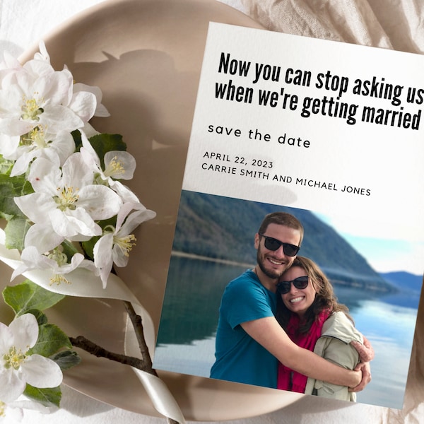 Funny Save the Date - Etsy