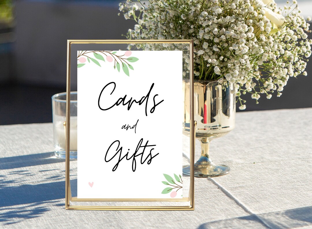 CARDS GIFTS, Wedding SIGN, Printing, Wedding Invitation, Instant ...