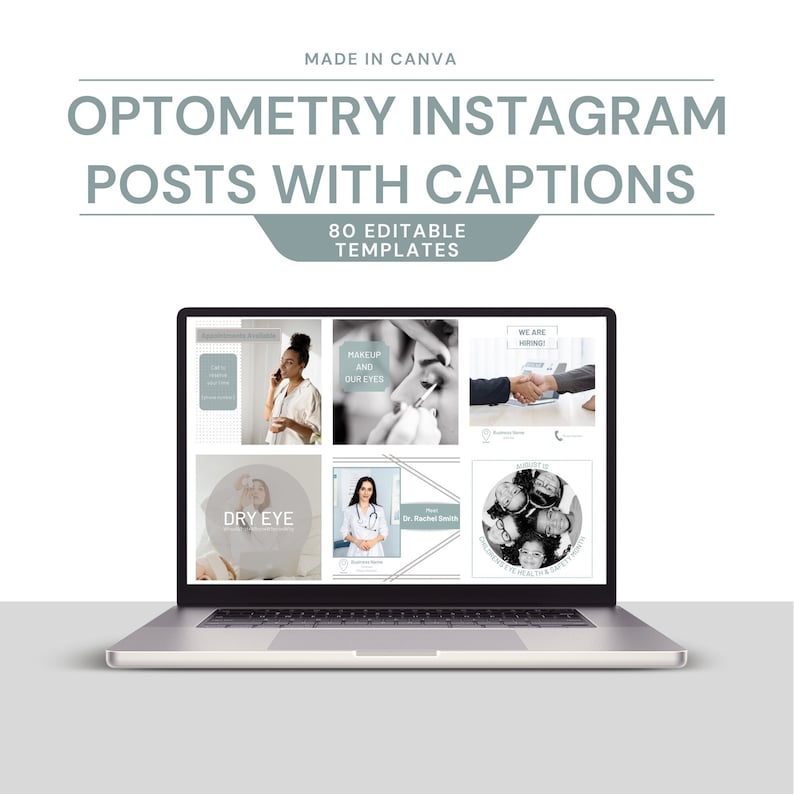 Eighty Optometry Instagram Templates With Captions | Canva Designs ...