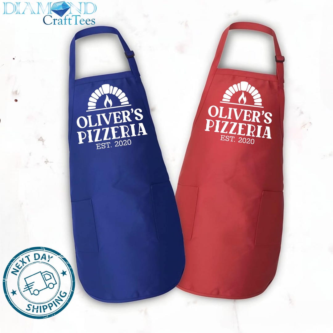 Personalized Pizza Apron – Custom Apron for Men – Pizza Oven Gift ...