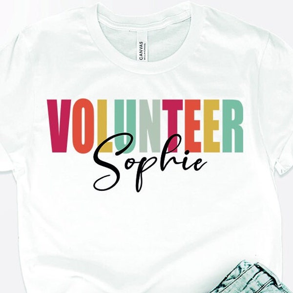 Volunteer Tshirt - Etsy