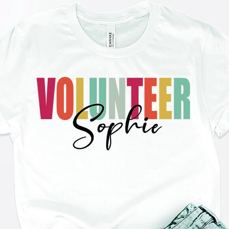 Volunteer Tshirt - Etsy