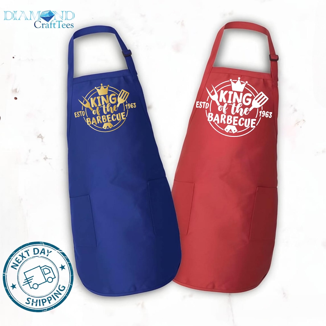Personalized BBQ Apron for Men – Custom Grilling Apron – Father's Day ...