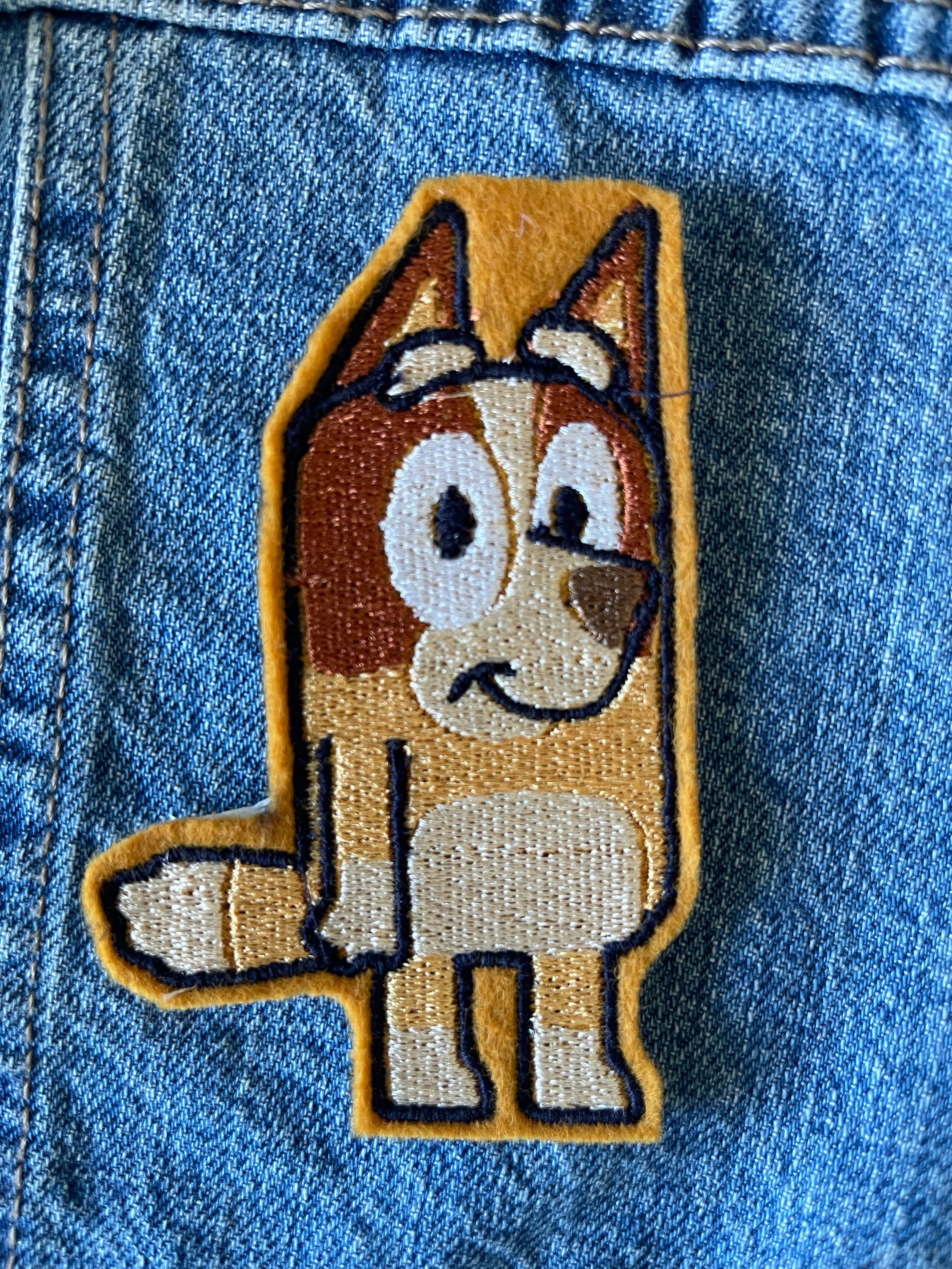 Bluey Family Pack Iron on Embroidered Patch - Etsy