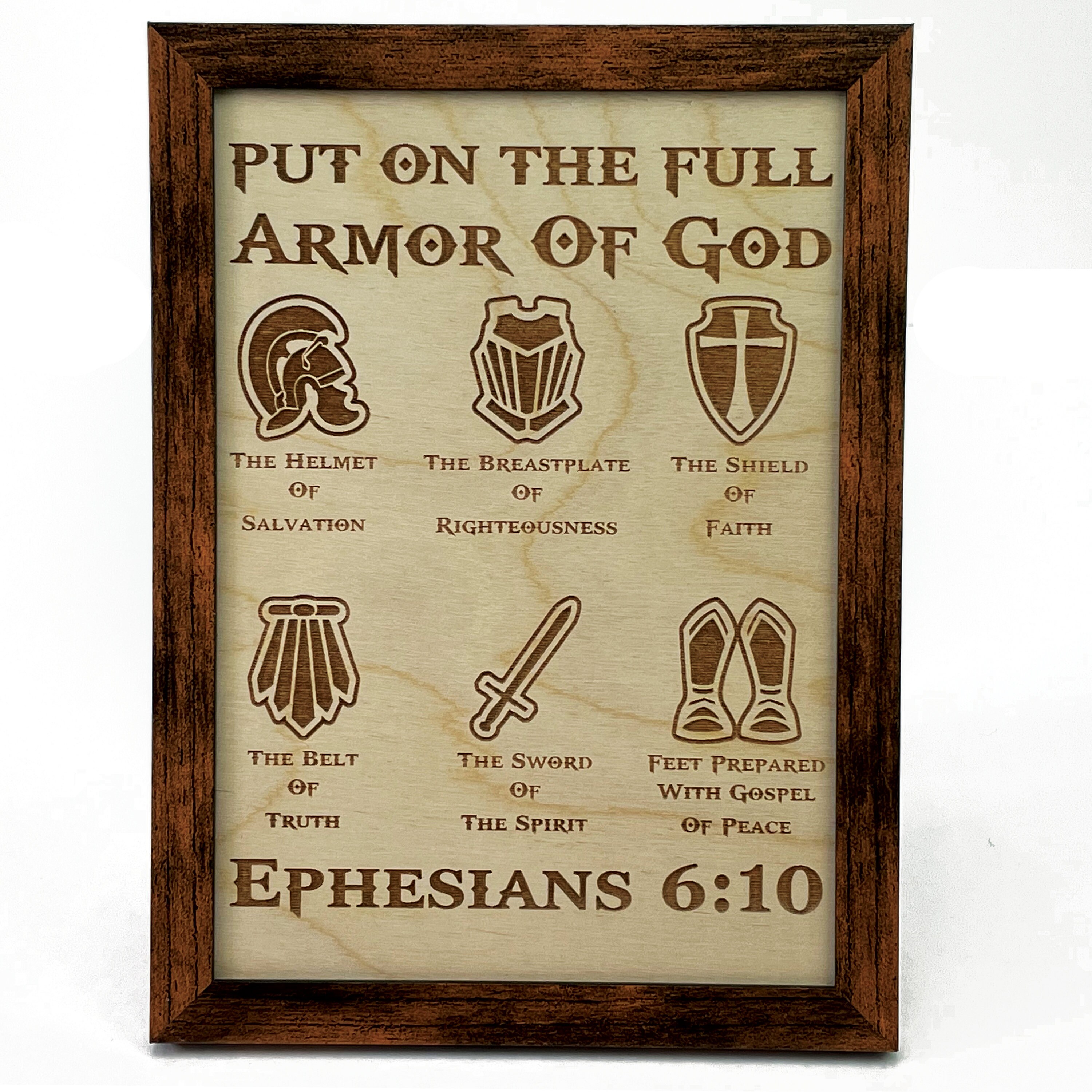 Armor of God Sign Religious Sign Church and Office Decor Religious Home ...