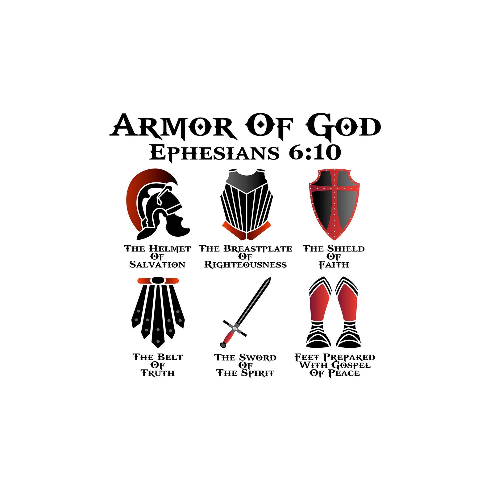 Armor of God SVG - Etsy