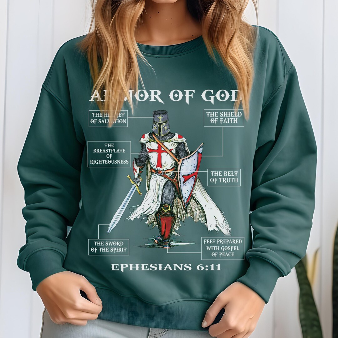 Armor of God Sweatshirt | Bible Verse Sweatshirt | Christian Faith ...