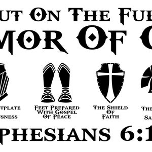 Armor of God SVG - Etsy