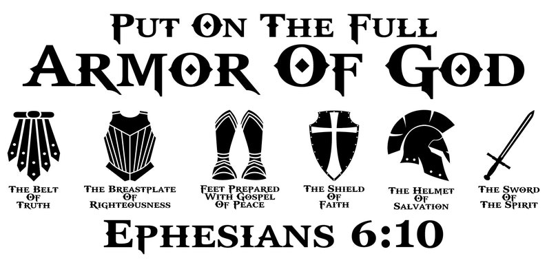 Armor of God SVG - Etsy