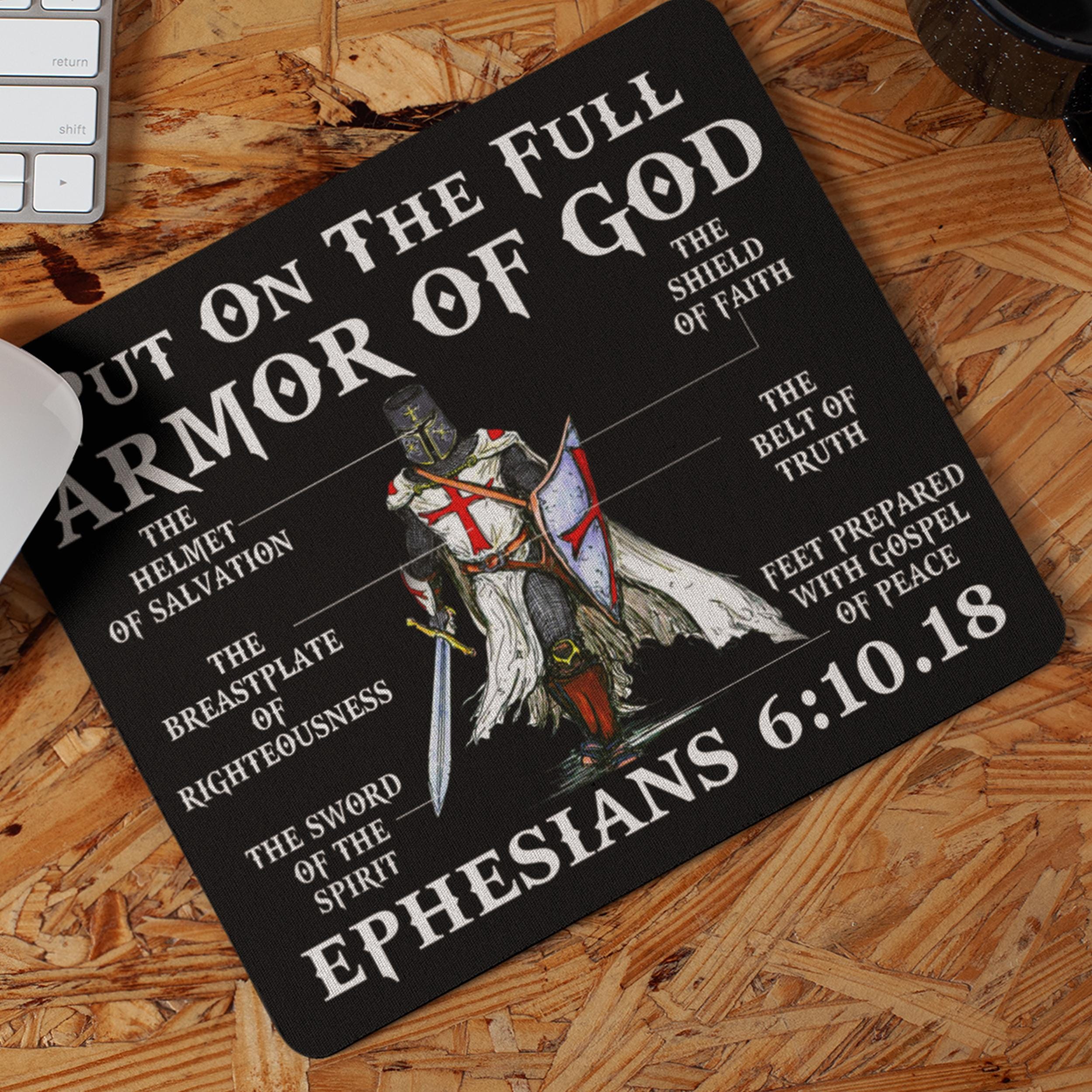 Armor of God Religious Mouse Pad Christian Mouse Pad Ephesians 6 10 ...