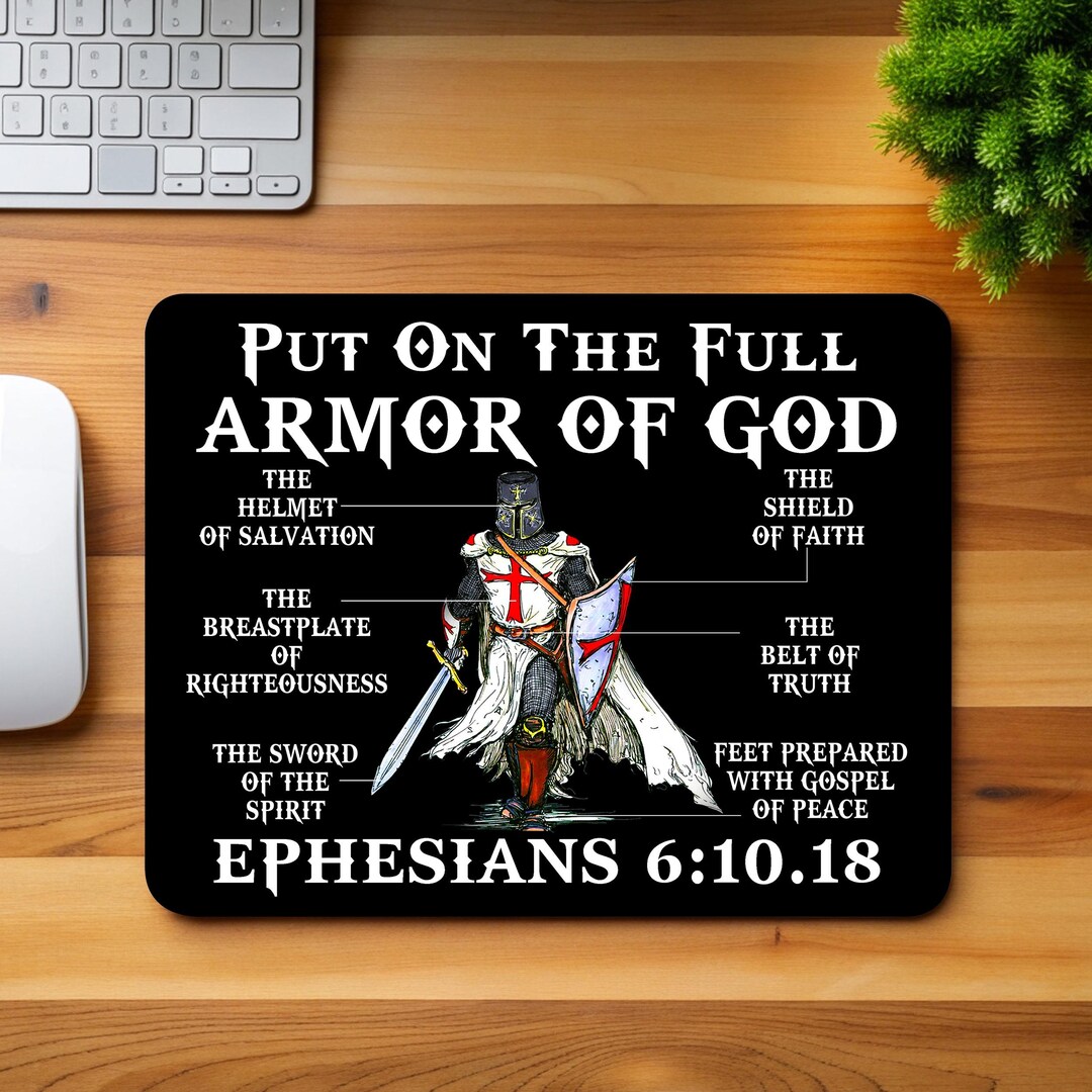 Armor of God Religious Mouse Pad Christian Mouse Pad Ephesians 6 10 ...