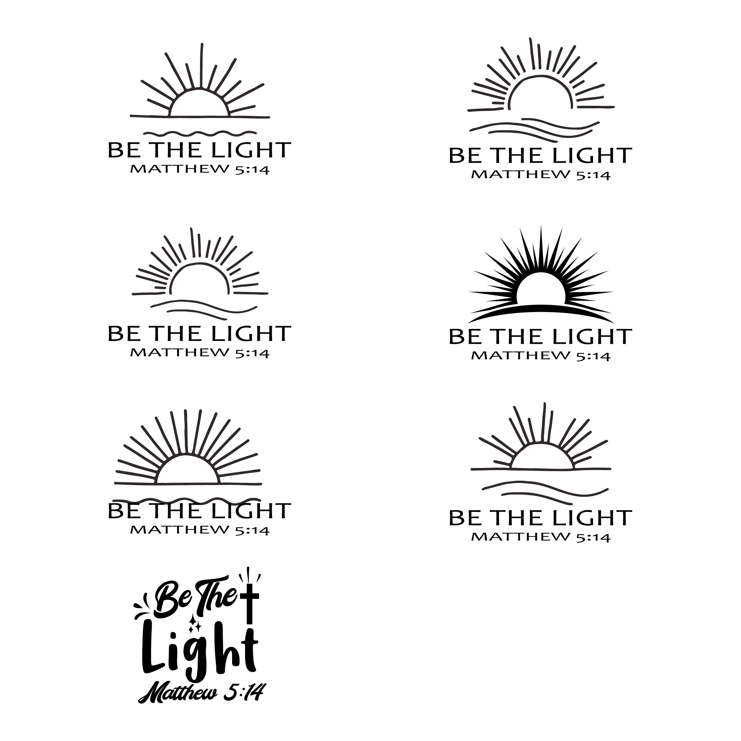 Be the Light Svg Matthew 5:14 Svg Be the Light Eps Bible - Etsy