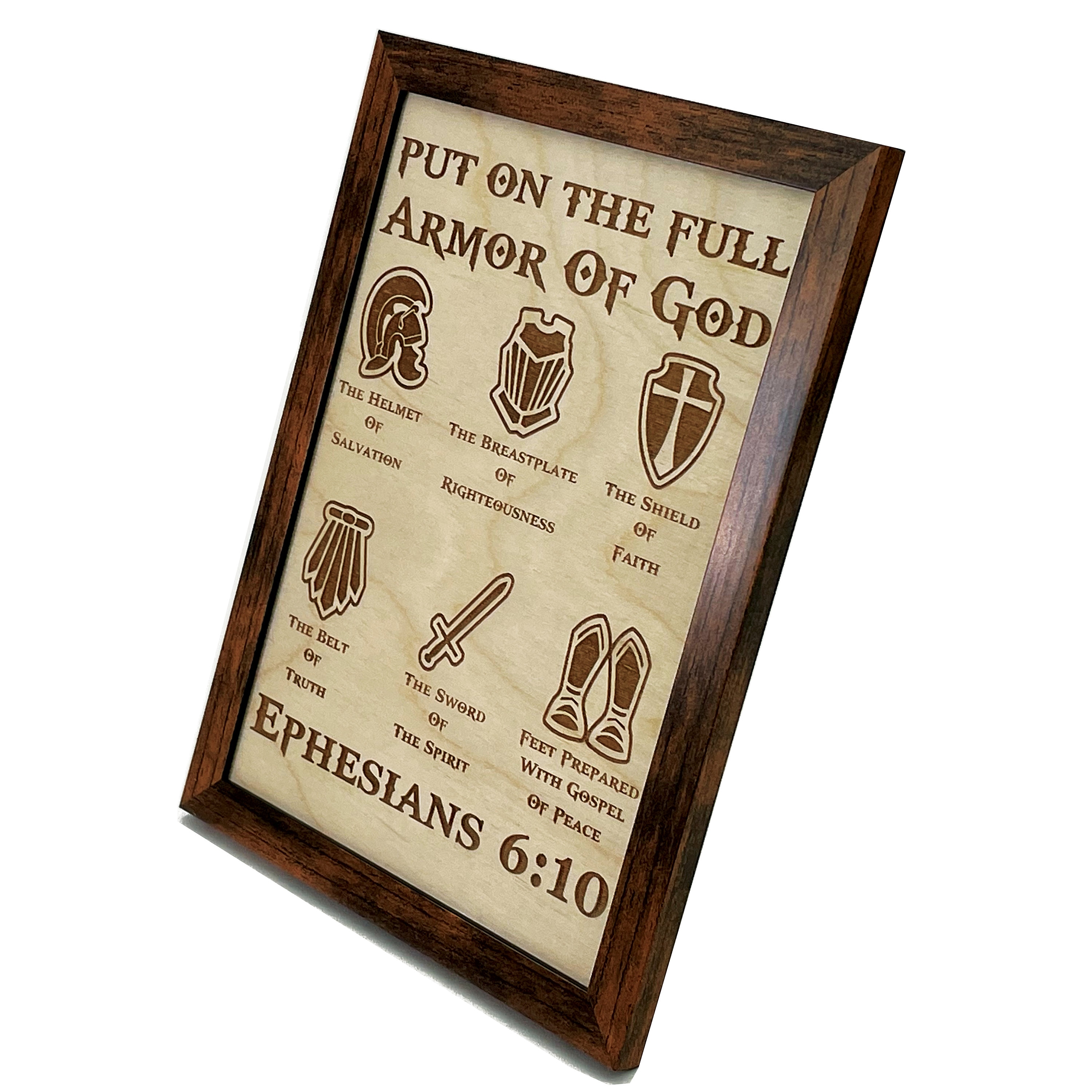 Armor of God Sign Religious Sign Church and Office Decor Religious Home ...