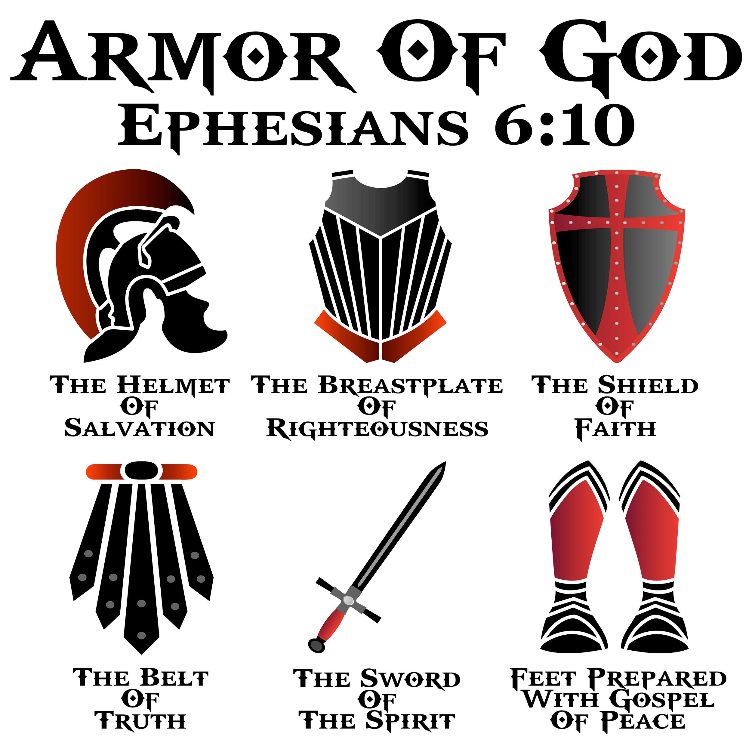 Armor of God SVG - Etsy
