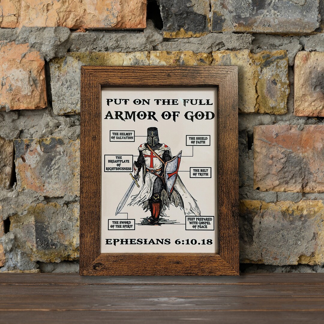 Armor of God Sign | Armor of God Metal Sign | Christian Metal Sign ...