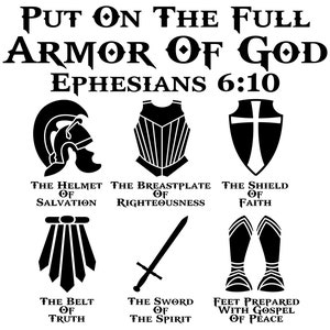 Armor of God SVG - Etsy