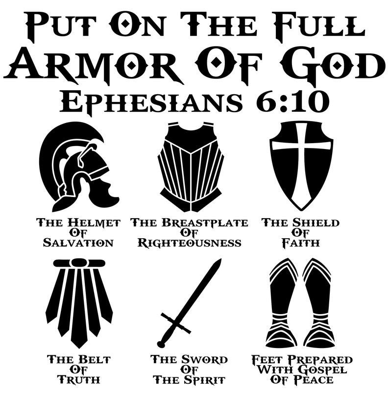 Armor of God SVG - Etsy