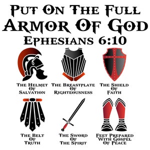 Armor of God SVG - Etsy